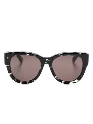 Chloé Gayia Rectangle Sunglasses - Black