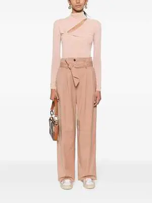 Pinko Belted Flannel Trousers