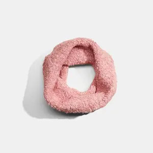 COACH Restored Fleece Textured Snood Pink