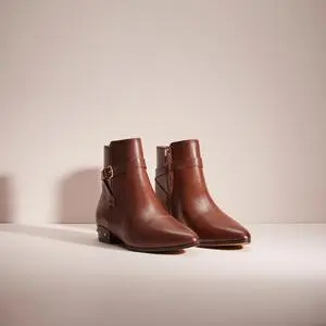 COACH® Restored Kaitlin Bootie - Walnut Brown