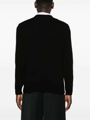 Alexander McQueen Seal Logo Intarsia Jumper