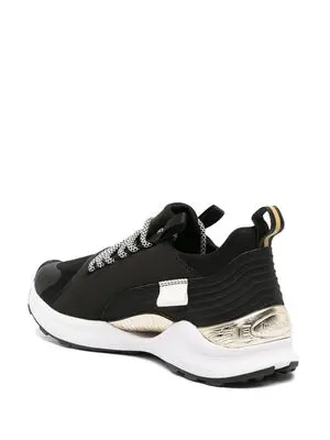 Just Cavalli Logo-print Lace-up Sneakers - Black