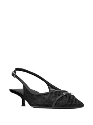 Saint Laurent Slingback Mesh Pumps