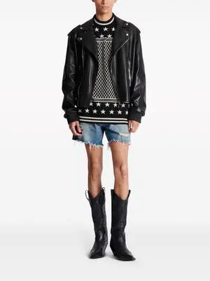 Balmain Monogram Stars Wool Jumper