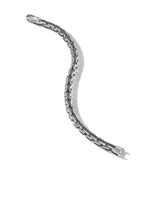 David Yurman Sterling Box Chain Bracelet - Silver