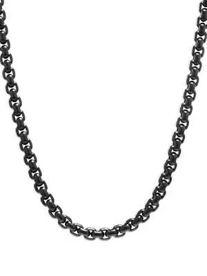 David Yurman Sterling Box Chain Necklace - Silver