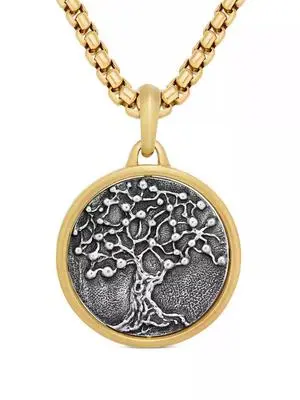 David Yurman 18kt Yellow And Sterling Silver Amulet - Gold