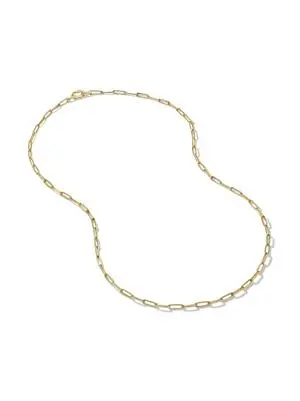 David Yurman 18kt Yellow Chain Link Necklace