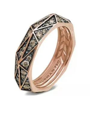 David Yurman 18kt Rose Gold Diamond Ring