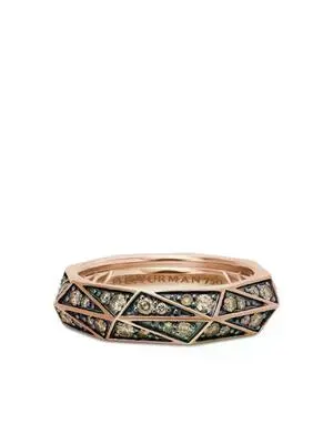 David Yurman 18kt Rose Gold Diamond Ring