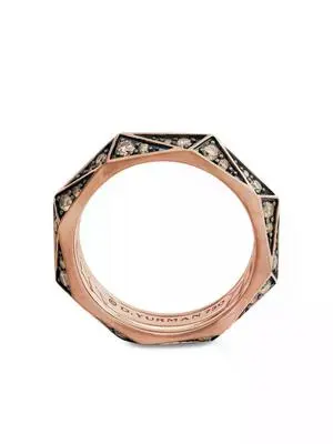 David Yurman 18kt Rose Gold Diamond Ring