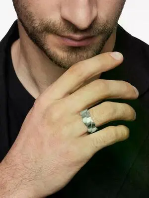 David Yurman Dy Helios Band Ring - Silver