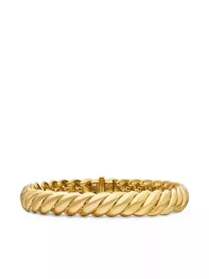David Yurman 18kt Yellow Sculpted Cable Bracelet - Gold