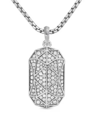 David Yurman Sterling Diamond Amulet - Silver