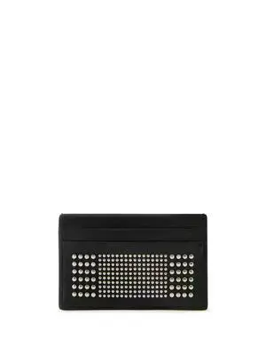 Alexander McQueen Studded Leather Card Holder - Black