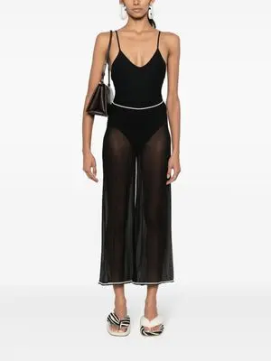 BODE Juana Sheer Silk Trousers