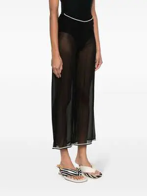 BODE Juana Sheer Silk Trousers