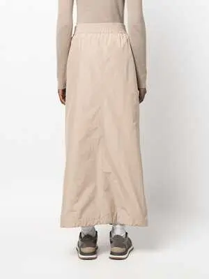 Brunello Cucinelli Two-way Zip-up Maxi Skirt - Neutrals