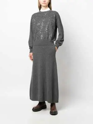 Brunello Cucinelli Sequin-embellished Jumper