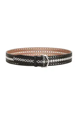 Alaïa Vienne Leather Belt - Noir