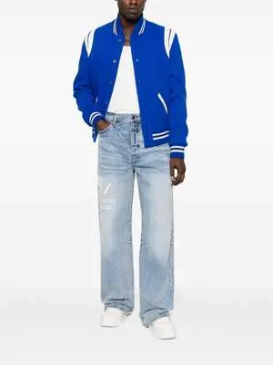 Amiri Arts District Wide-leg Jeans - Blue