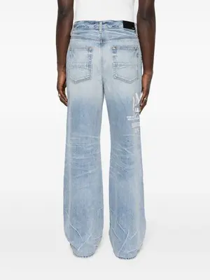 Amiri Arts District Wide-leg Jeans - Blue