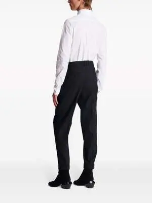 Balmain Monogram-jacquard Wool Trousers