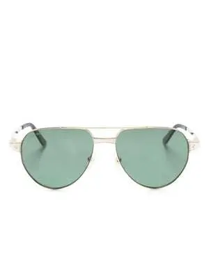 CARTIER Santos Navigator Sunglasses - Gold