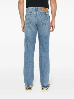 Bally Straight-leg Jeans With Logo Patch