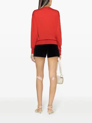 Zadig&Voltaire Emma Cut-out-sleeves Wool Jumper