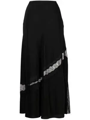 Zadig&Voltaire Jayal Silk Midi Skirt