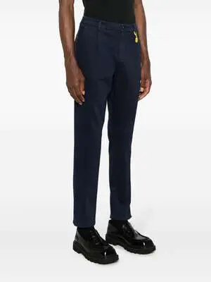 MANUEL RITZ Logo-charm Gabardine Trousers