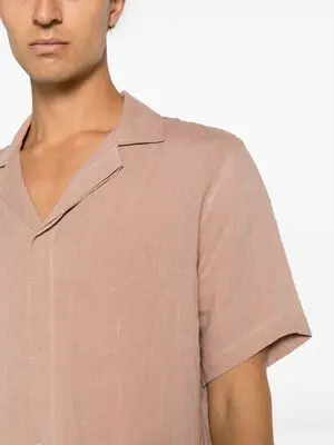 Orlebar Brown Maitan Linen Shirt - Pink