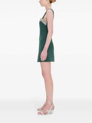 Simkhai Embellished Square Neck Mini Dress