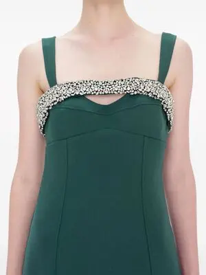 Simkhai Embellished Square Neck Mini Dress