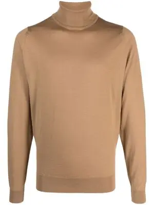 John Smedley Fine-knit Wool Jumper - Brown