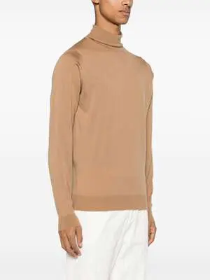 John Smedley Fine-knit Wool Jumper - Brown