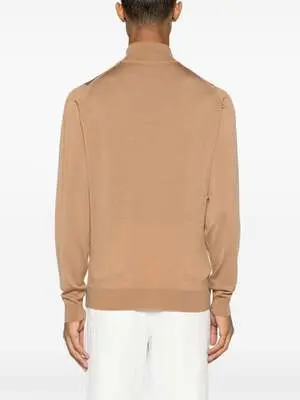 John Smedley Fine-knit Wool Jumper - Brown
