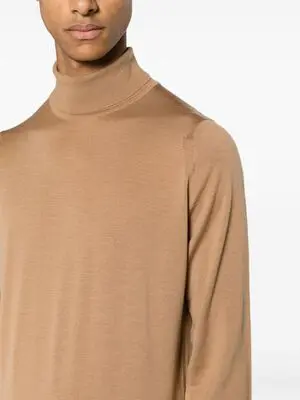 John Smedley Fine-knit Wool Jumper - Brown