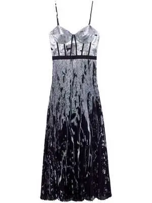 Simkhai Brielle Pleated Gown