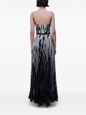 Simkhai Brielle Pleated Gown
