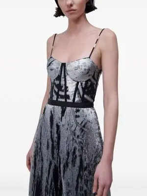 Simkhai Brielle Pleated Gown