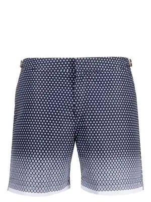 Orlebar Brown Ombré Floral-print Swim Shorts - Blue