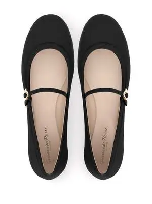 GIANVITO ROSSI Carla Ballerina Shoes - Black