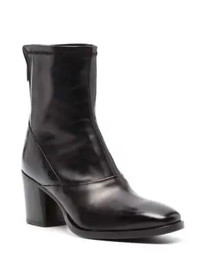 ALBERTO FASCIANI Ursula 70mm Leather Ankle Boots