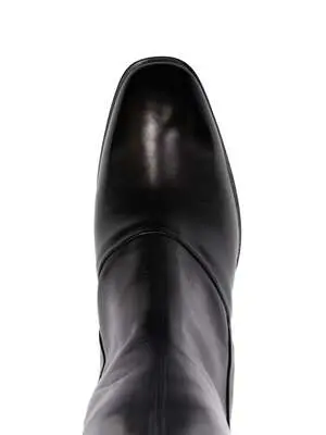ALBERTO FASCIANI Ursula 70mm Leather Ankle Boots