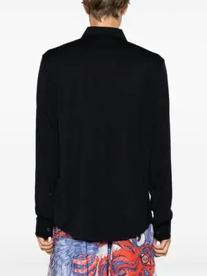 Orlebar Brown Giles Merino Wool Shirt - Blue