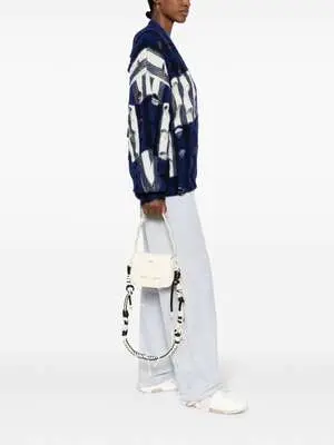 Off-White Binder Leather Shoulder Bag - Neutrals