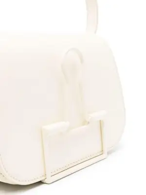 Off-White Binder Leather Shoulder Bag - Neutrals