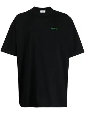 Off-White Moon Tab Cotton T-shirt